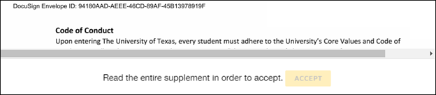 Configure Supplemental Documents | DocuSign